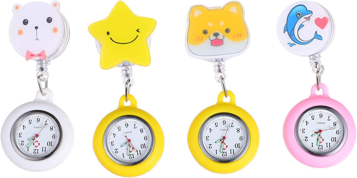 Reloj de solapa para enfermera de diseño de dibujos animados – DOCTOR ...